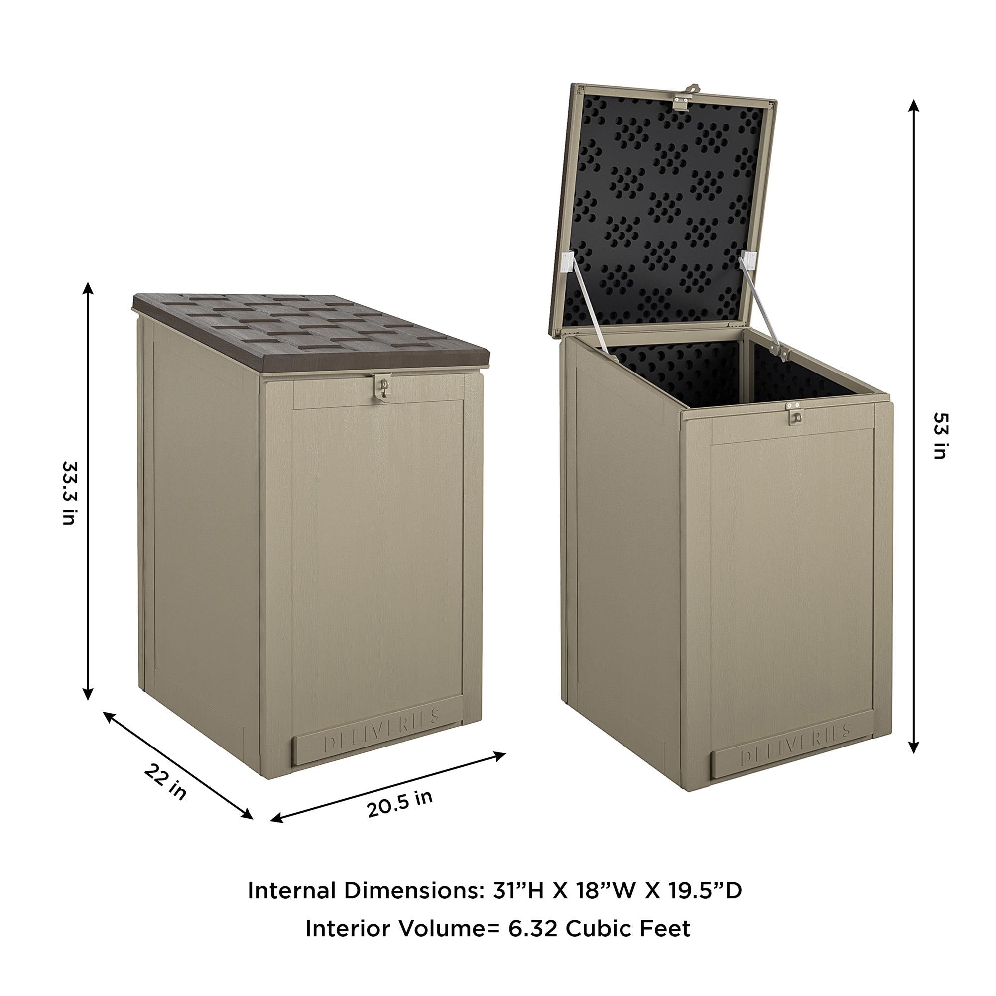 BoxGuard® Lockable Package Delivery and Storage Box - Cosco