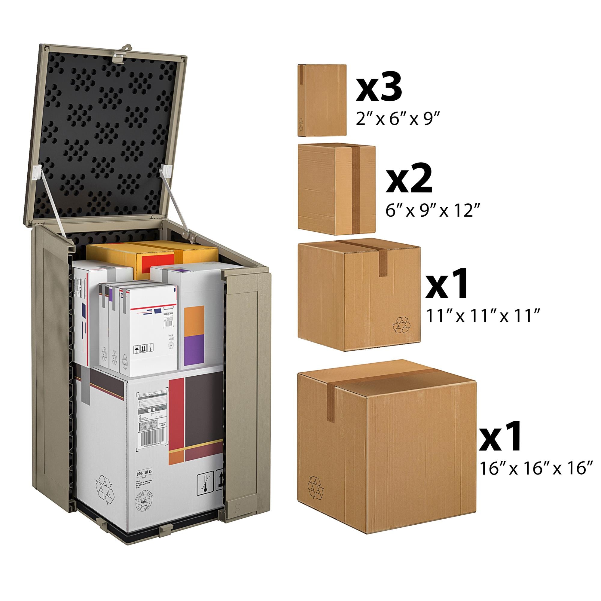 BoxGuard® Lockable Package Delivery and Storage Box - Cosco