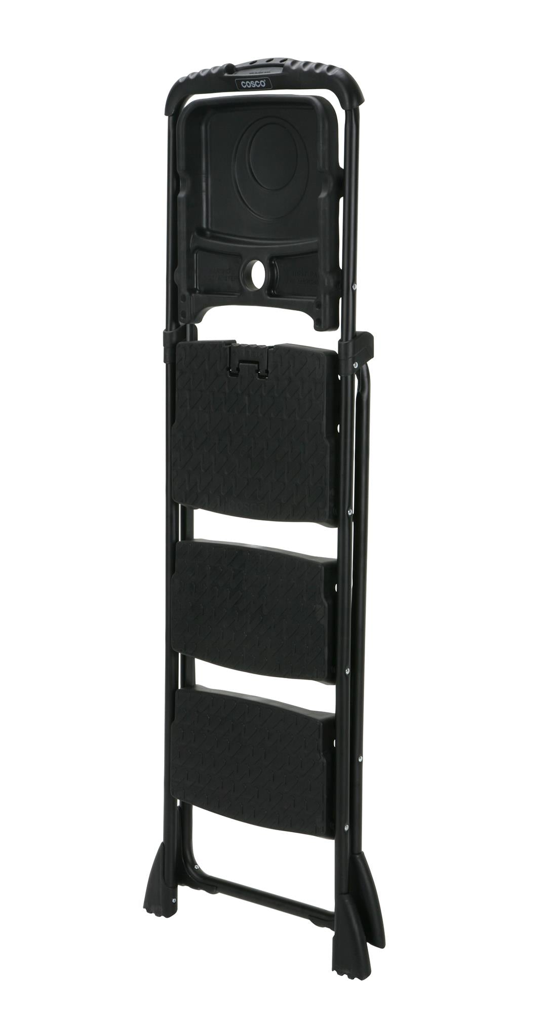3-Step Folding Step Stool with Tray - Cosco