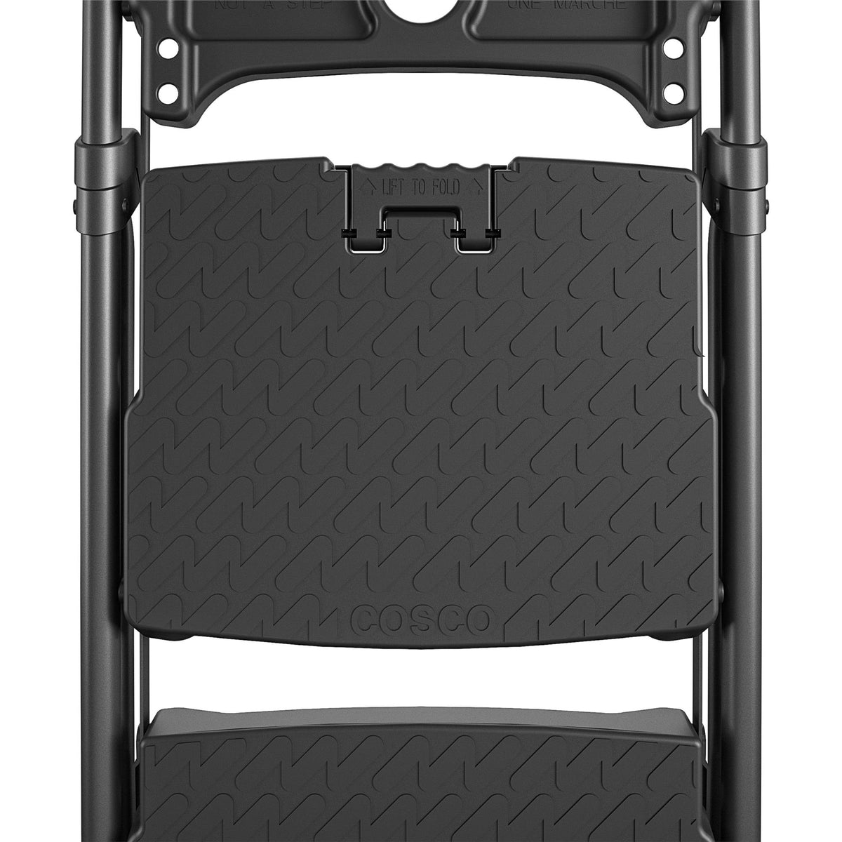 3-Step Folding Step Stool with Tray - Cosco
