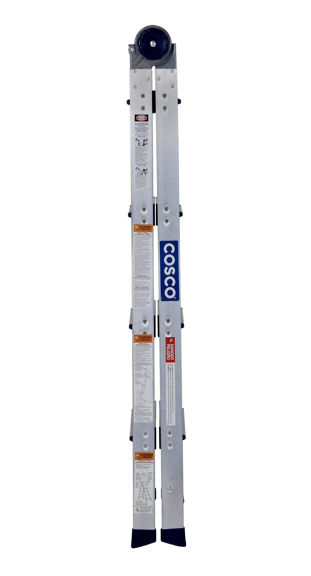 2-in-1 Step and Extension Ladder, 8 ft. 11 in. Reach - Cosco