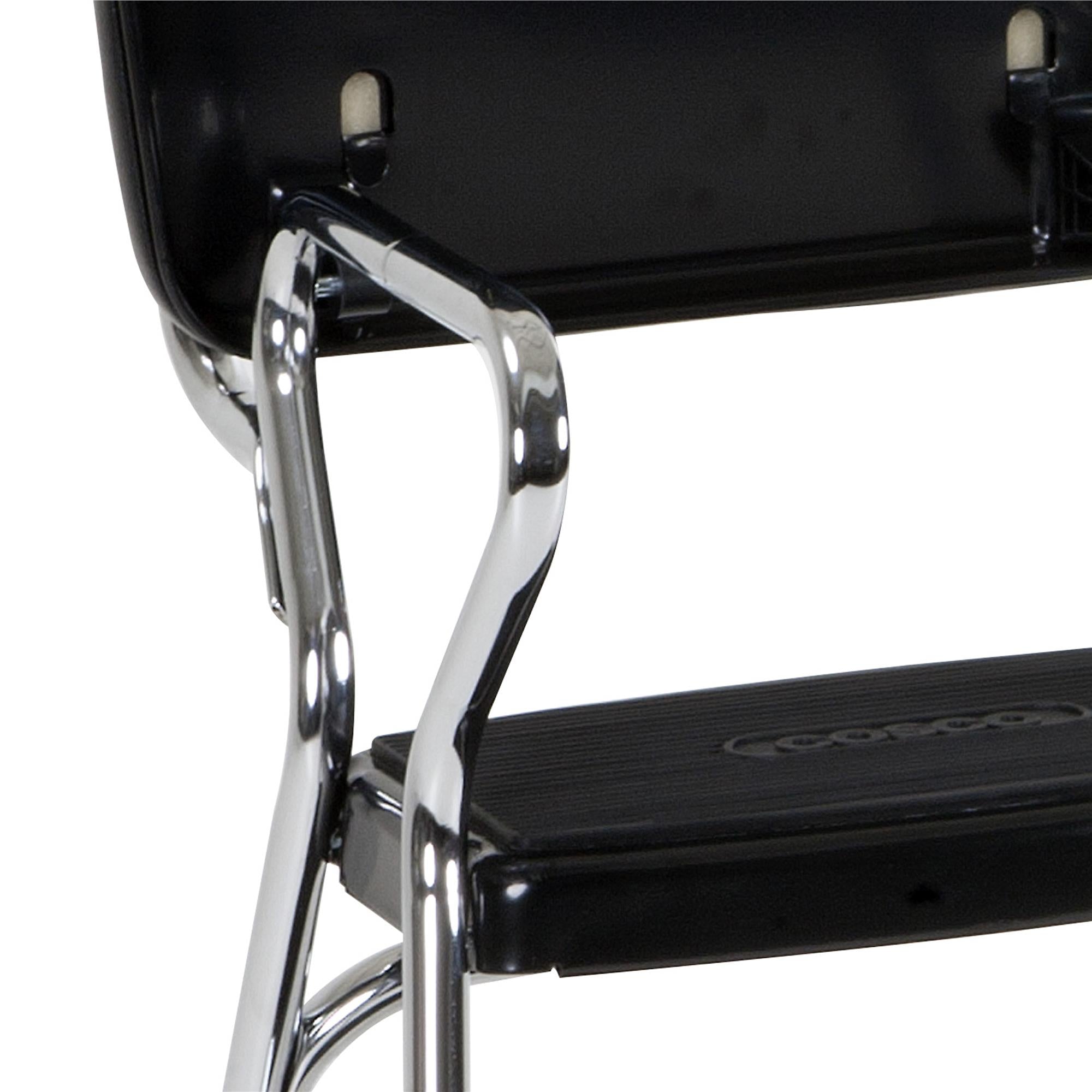 Stylaire Retro Chair + Step Stool with Flip-Up Seat - Cosco