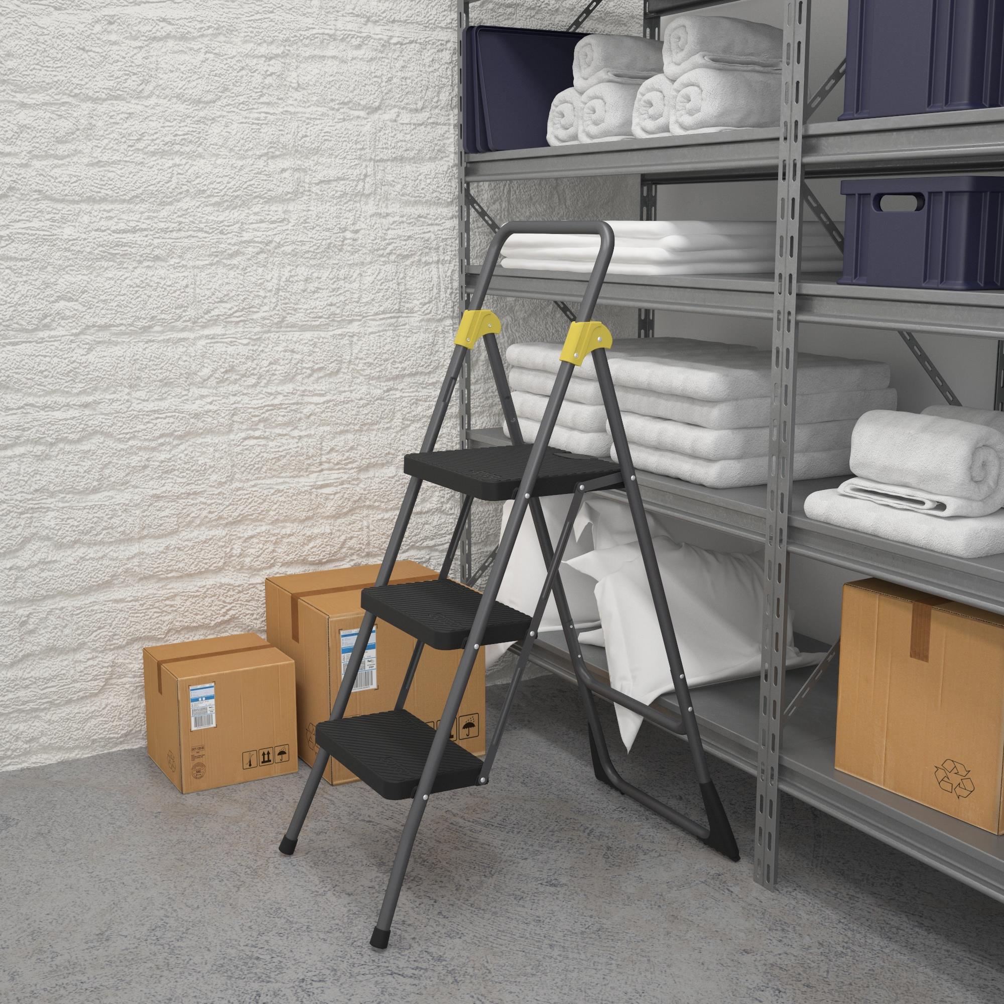 Three-Step Folding Step Stool - Cosco
