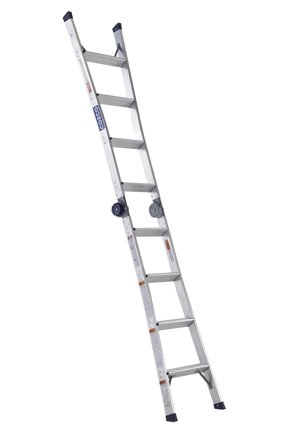 2-in-1 Step and Extension Ladder, 8 ft. 11 in. Reach - Cosco