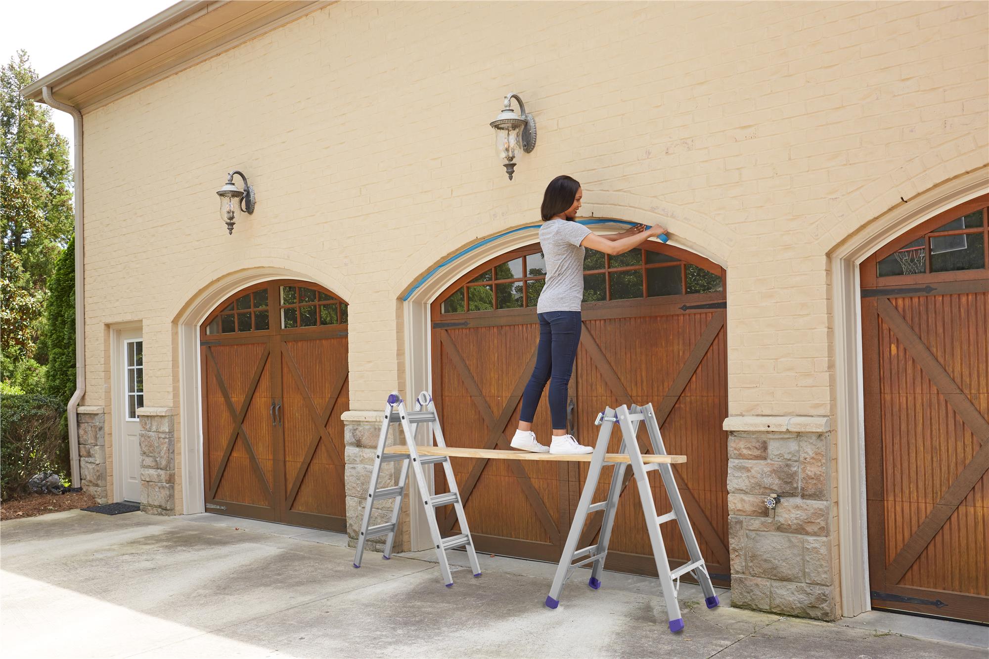 18 Ft. Height Multi-Position Ladder - Cosco